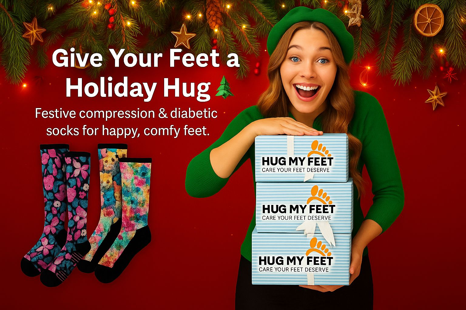 Socks Gift For Holidays | HUGMYFEET